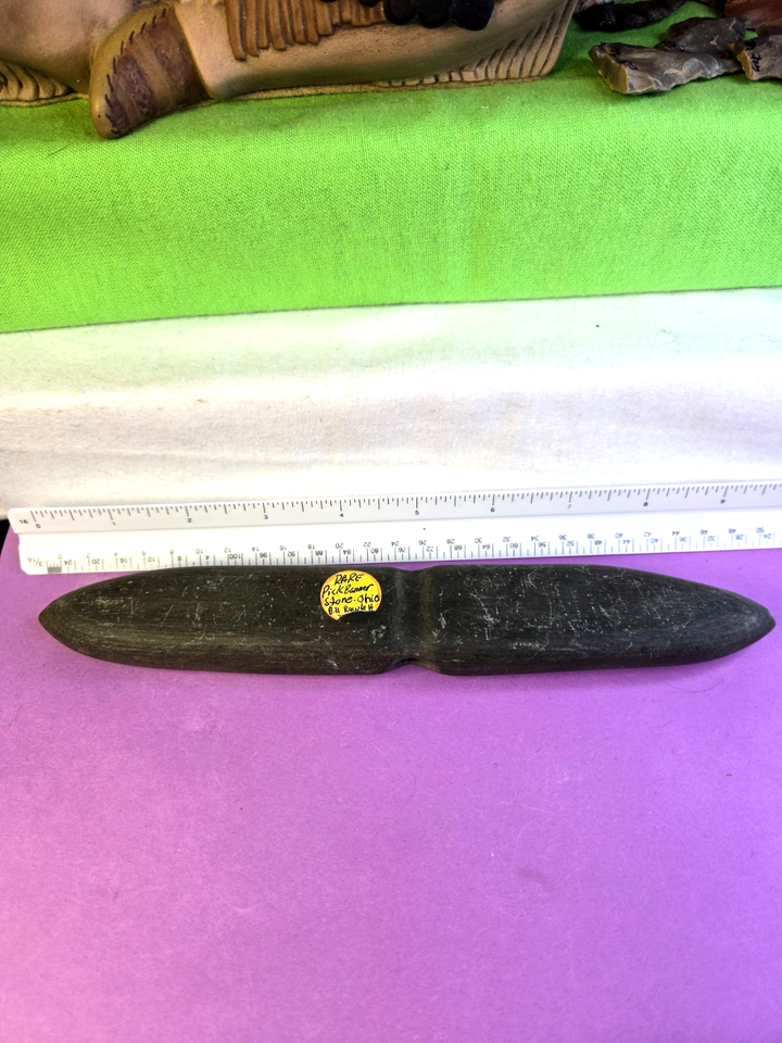 Artifact Huge pick banner stone made of Petrified wood from Oh. Ex Bill ...