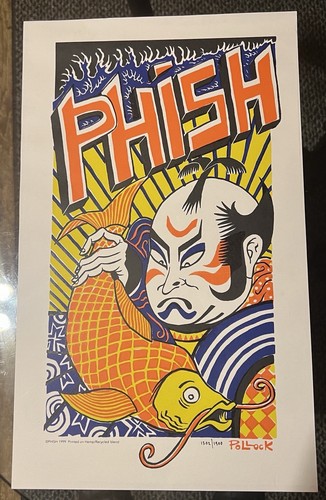 Phish Poster by Jim Pollock- 1999 Kabuki LE Screen Print #1202/1500 ...