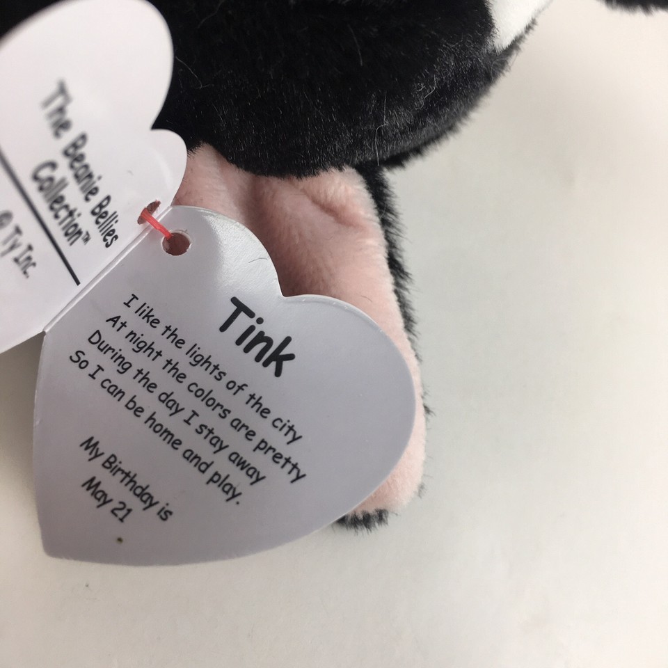 Ty Beanie Baby Bellies - TINK the Boston Terrier Dog (6 Inch) 2023 NEW ...