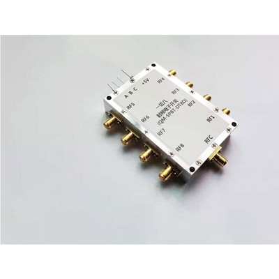 QM-SP8T-DT8D DC-8GHz SP8T Switch RF Switch Microwave Switch Single-Pole ...