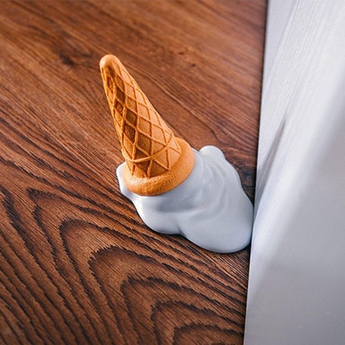 Ice Cream Door Stopper Non Slip Sturdy Cute Door Stop Protects Your ...