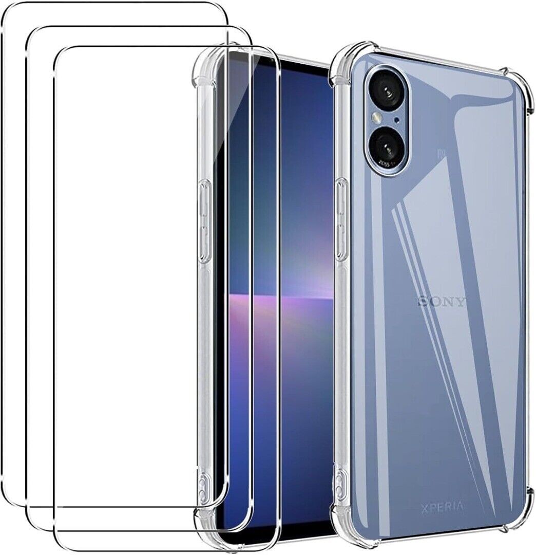 Robust Armour Hülle Für Sony Xperia 1 10 VI Klar Silikon Stoßfest Handy ...