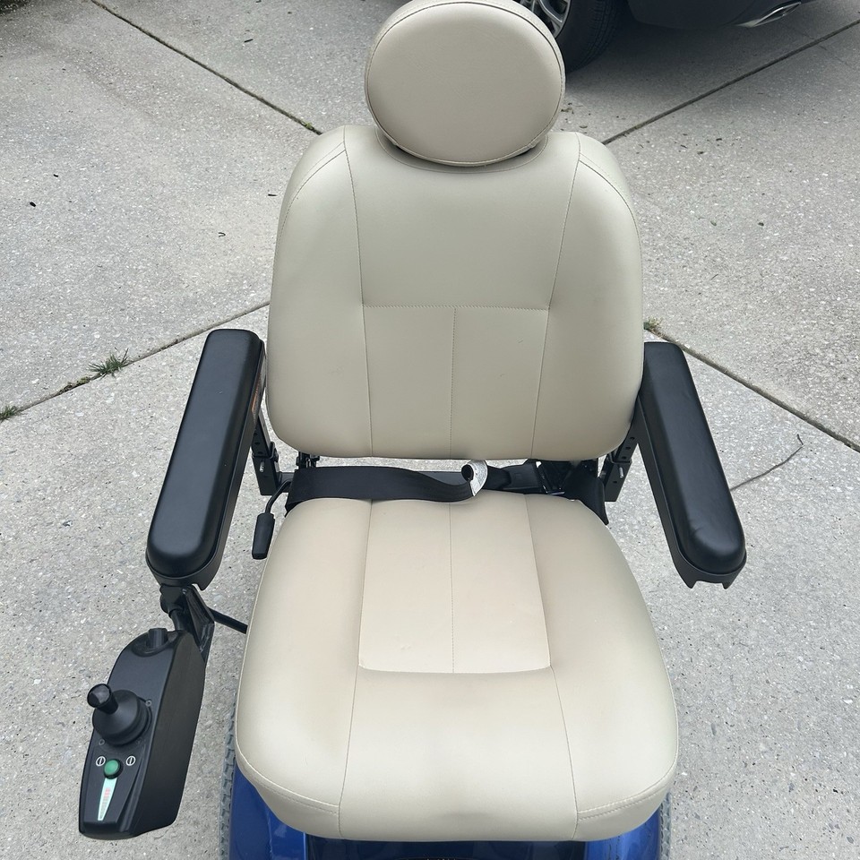 Jet 2 Power Electric Wheelchair Blue With New Batteries | eBay