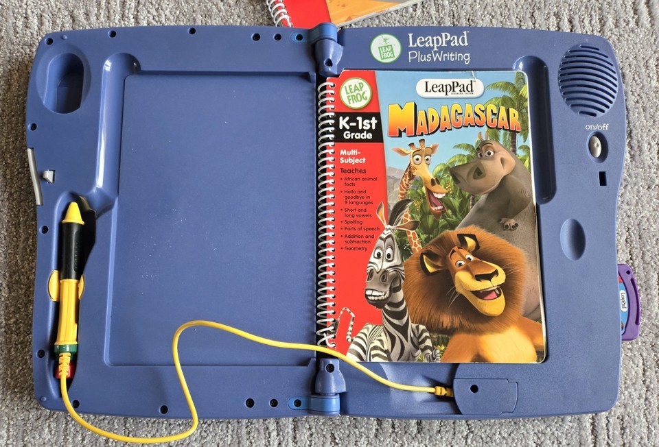 LeapPad Plus Writing System With 3 Books and 3 Working Cartridges | eBay