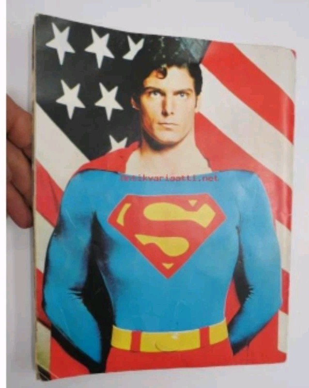 Superman The Movie 1978 Finnish Finland Movie Adaptation Book Magazine ...