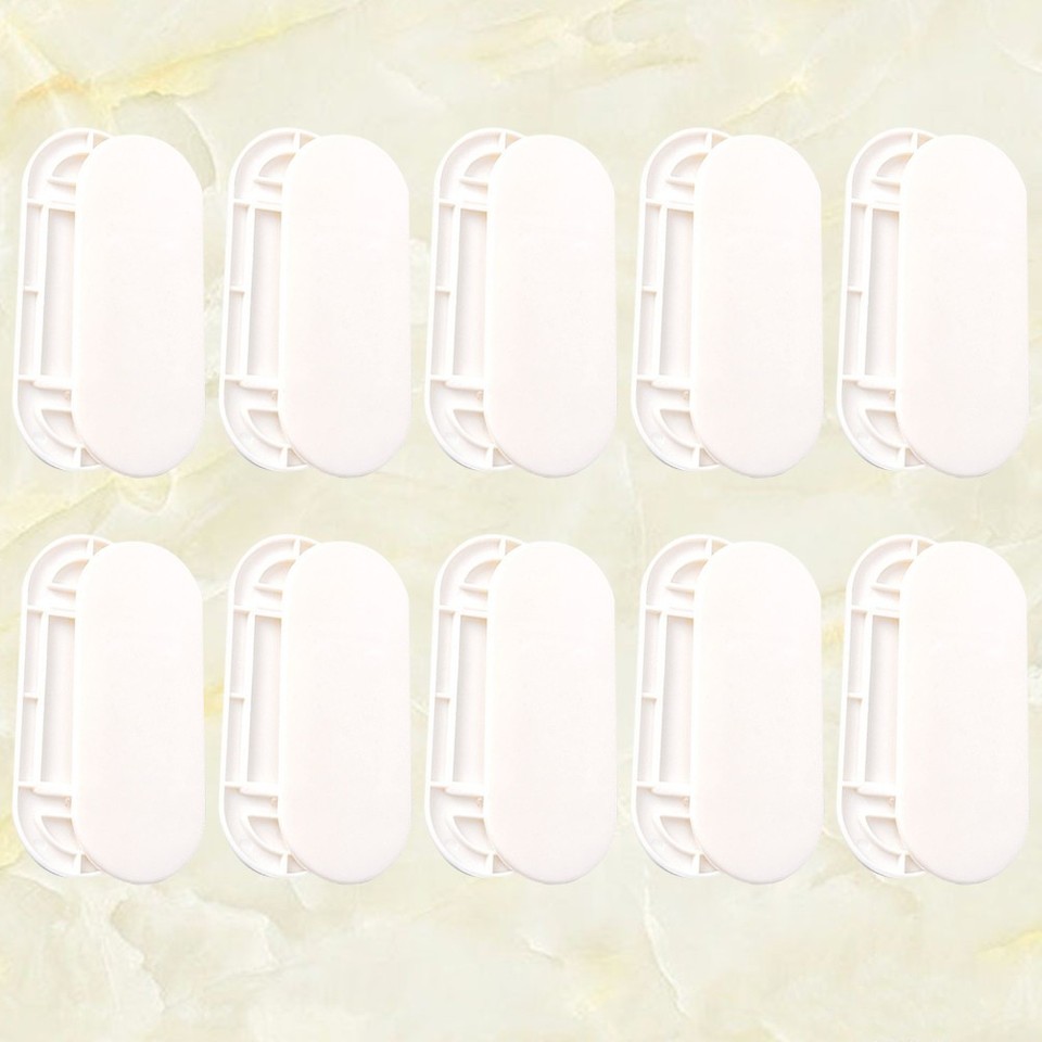 10pcs Socket Wall Fixator Free Punching Self-adhesive Plug Fixing ...