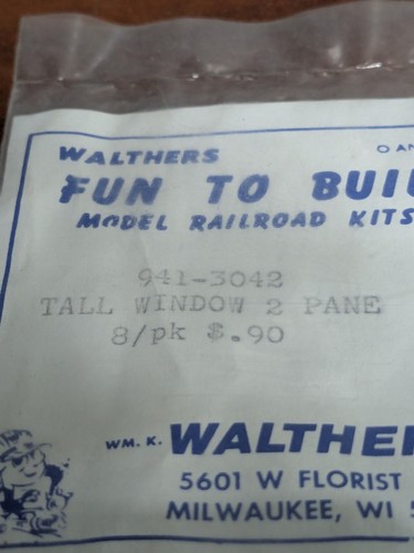 Walthers - O/HO Scale - #941-3042 - Tall Window - 2 Pane - NOS | eBay