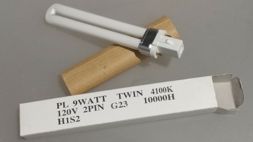 50 packs 9 Watt 2 Pin G23 Base Twin Tube Compact Fluorescent Lamp Light ...