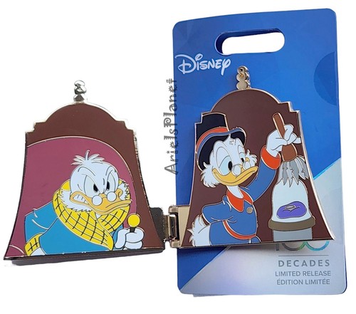 Disney Parks 100th Anniversary Scrooge McDuck & Ebenezer Hinged Pin ...