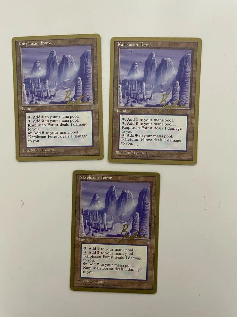 Gold Bordered Magic Cards