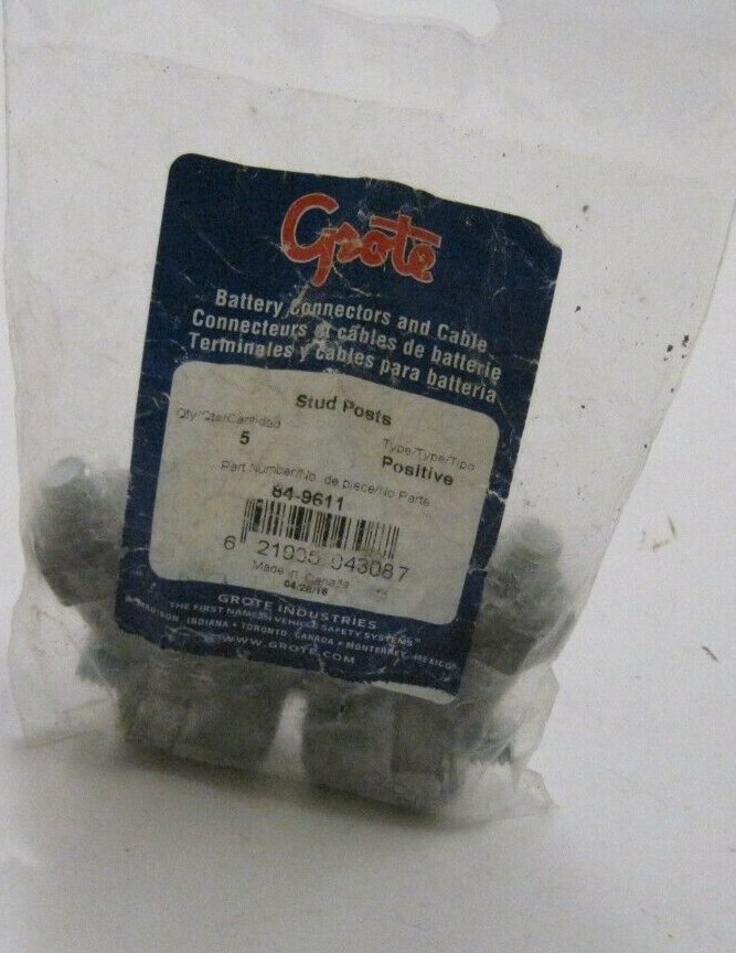 Bag of 5 GROTE 84-9611 Side Terminal-To-Top Post Conversion Connector ...
