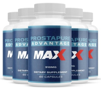 (5 Pack) Prostapure MAX Prostate Supplement for Men- Prosta Pure Energy ...