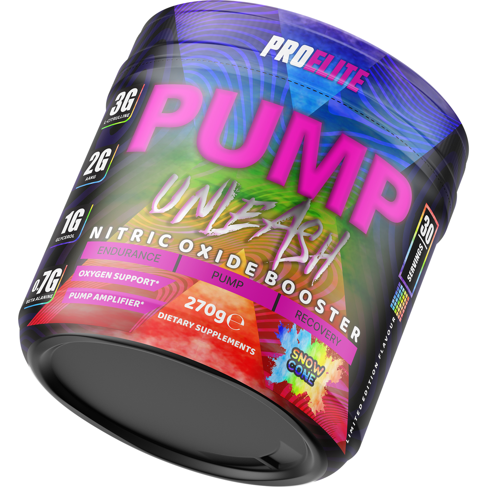 PROELITE Pump Pre Workout 30 Servings Nitric Oxide EXTREME Muscle Pump ...