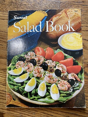 Vintage Sunset Salad Book Cookbook Cook Book Recipes 1976 | eBay