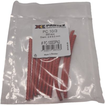 Partex PC-10003PN3 PC 10/3 Cable Markers qty200 | eBay