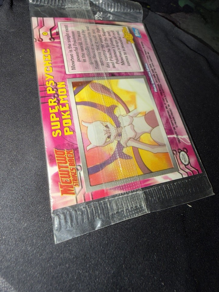 1999 Super Psychic Pokemon - Mewtwo Strikes Back - SEALED Holo Topps | eBay