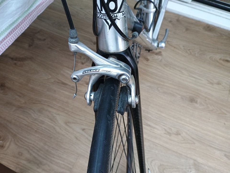 Pete Dunn Cottingham Cycles Road Bike Medium Campagnolo Veloce 9 speed ...