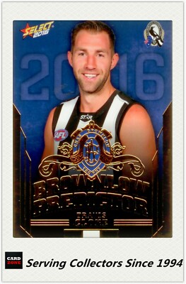 2016 Select AFL Footy Stars Brownlow Predictor card BP26 Travis Cloke ...