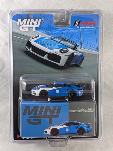Mini GT Porsche 911 Turbo S 2023 IMSA Daytona 24 Hrs Safety Car Mijo ...