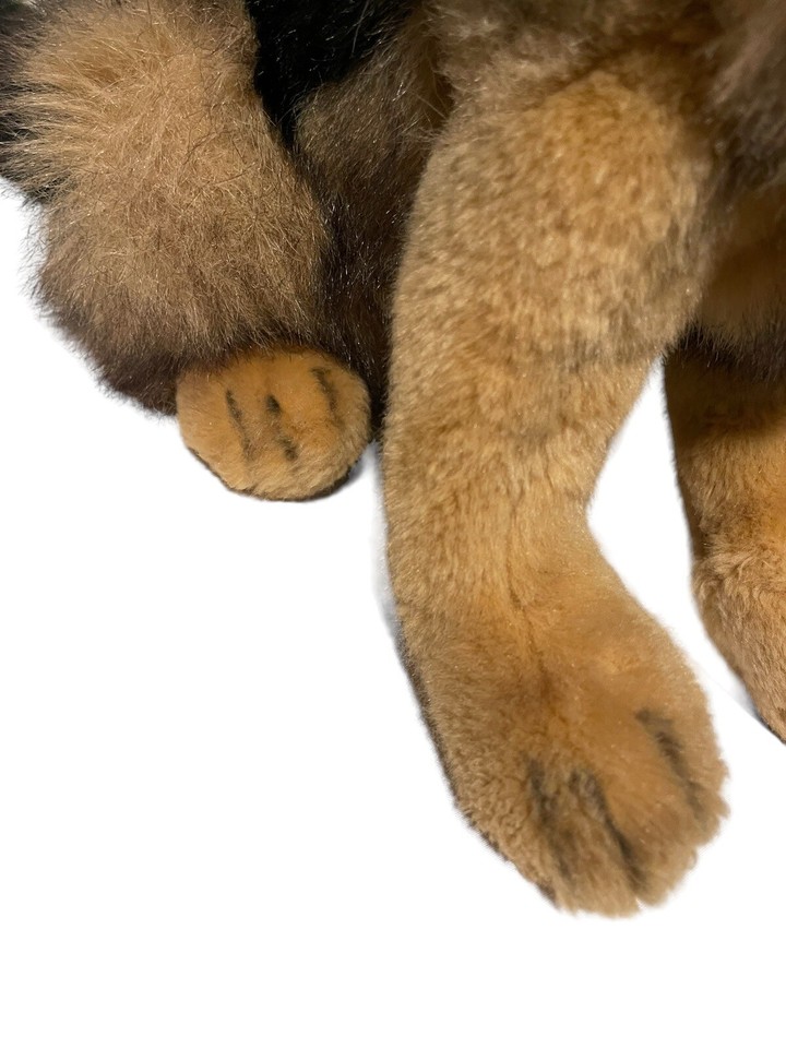 Hansa German Shepherd Puppy - Dog Realistic Soft Animal Stuffed Plush ...