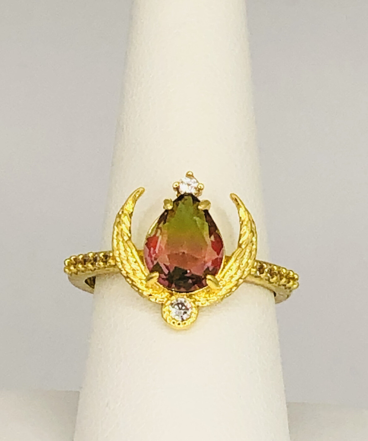 RBP2656 Ring Bomb Party Cleopatra's The Wings of The Pharaoh Ring Gold ...