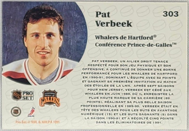 1991-92 Pro Set - #303 Pat Verbeek for sale online | eBay