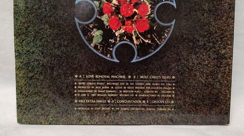 The Cult Love Removal Machine 2- 7" 45 RPM Records,Gatefold BEG 182D ...