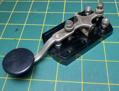 MFJ-550 Morse Code STRAIGHT KEY FOR HAM AMATEUR RADIO - Tested ...