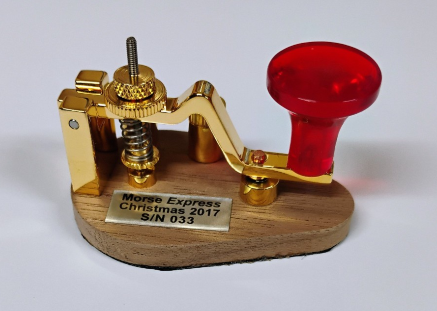 NEW Morse Express Special Limited Edition 2017 Christmas Morse Code Key ...