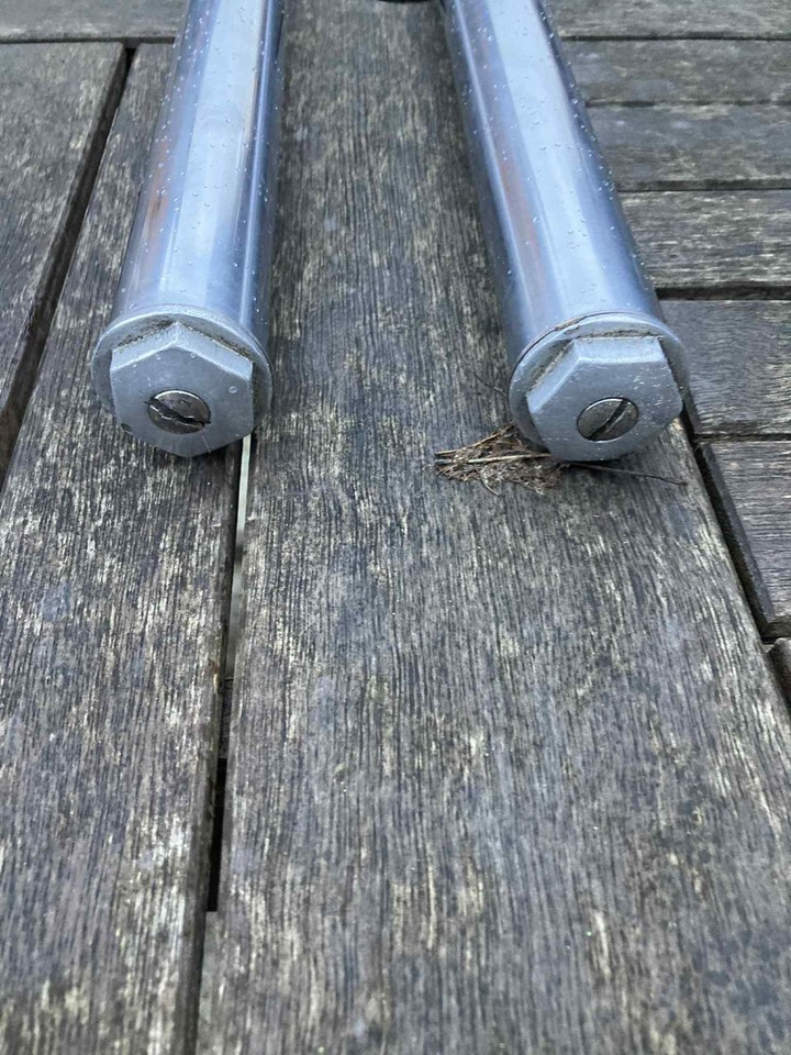 Betor 35mm forks Pro polished new seals etc Rickman Flat track Pre 65 ...