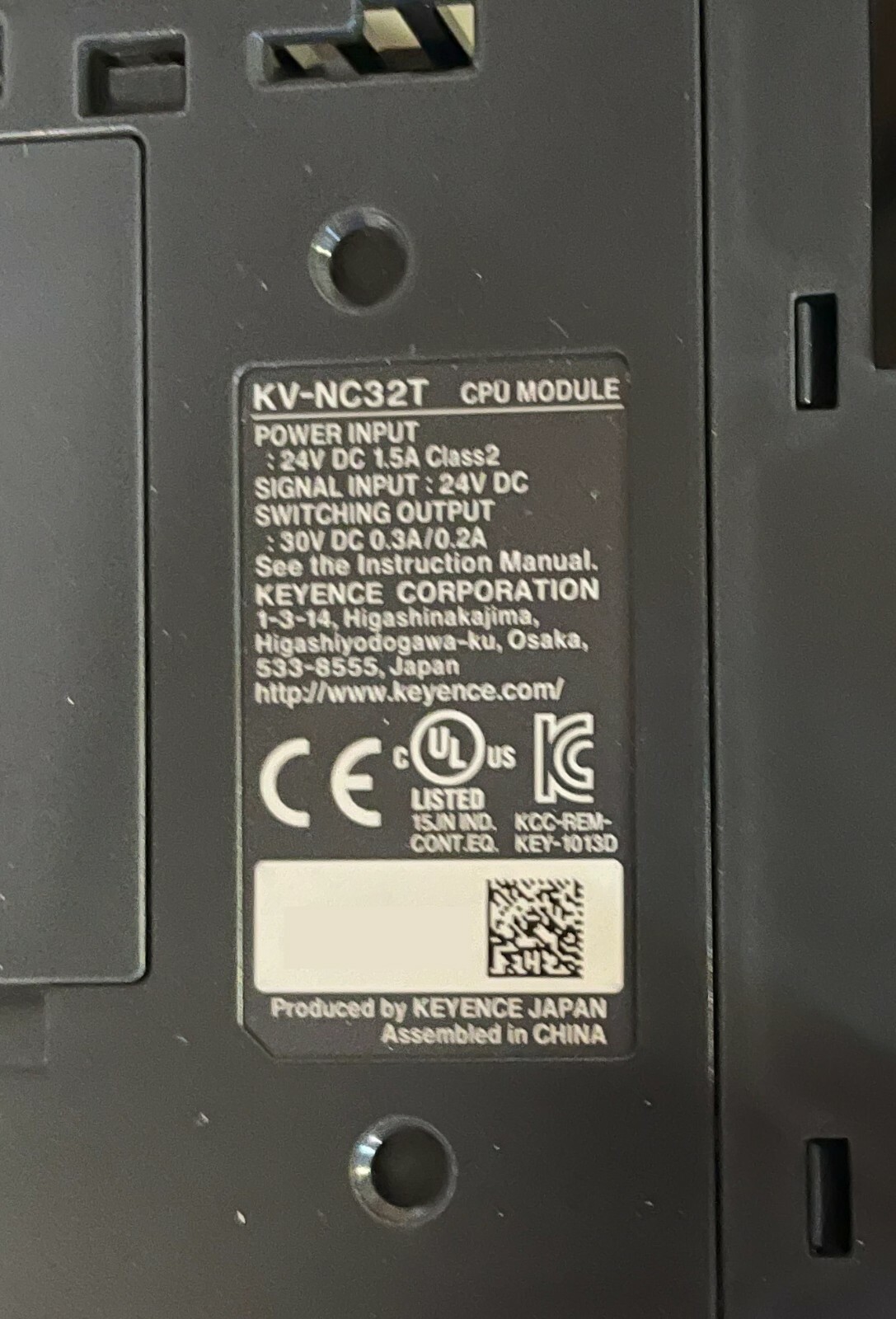 1pc KEYENCE KVNC32T Kv-nc32t Programmable Controller 1 Year for sale ...
