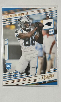 2021 Chronicles Prestige Bronze Rookie RC Terrace Marshall Jr. Carolina ...