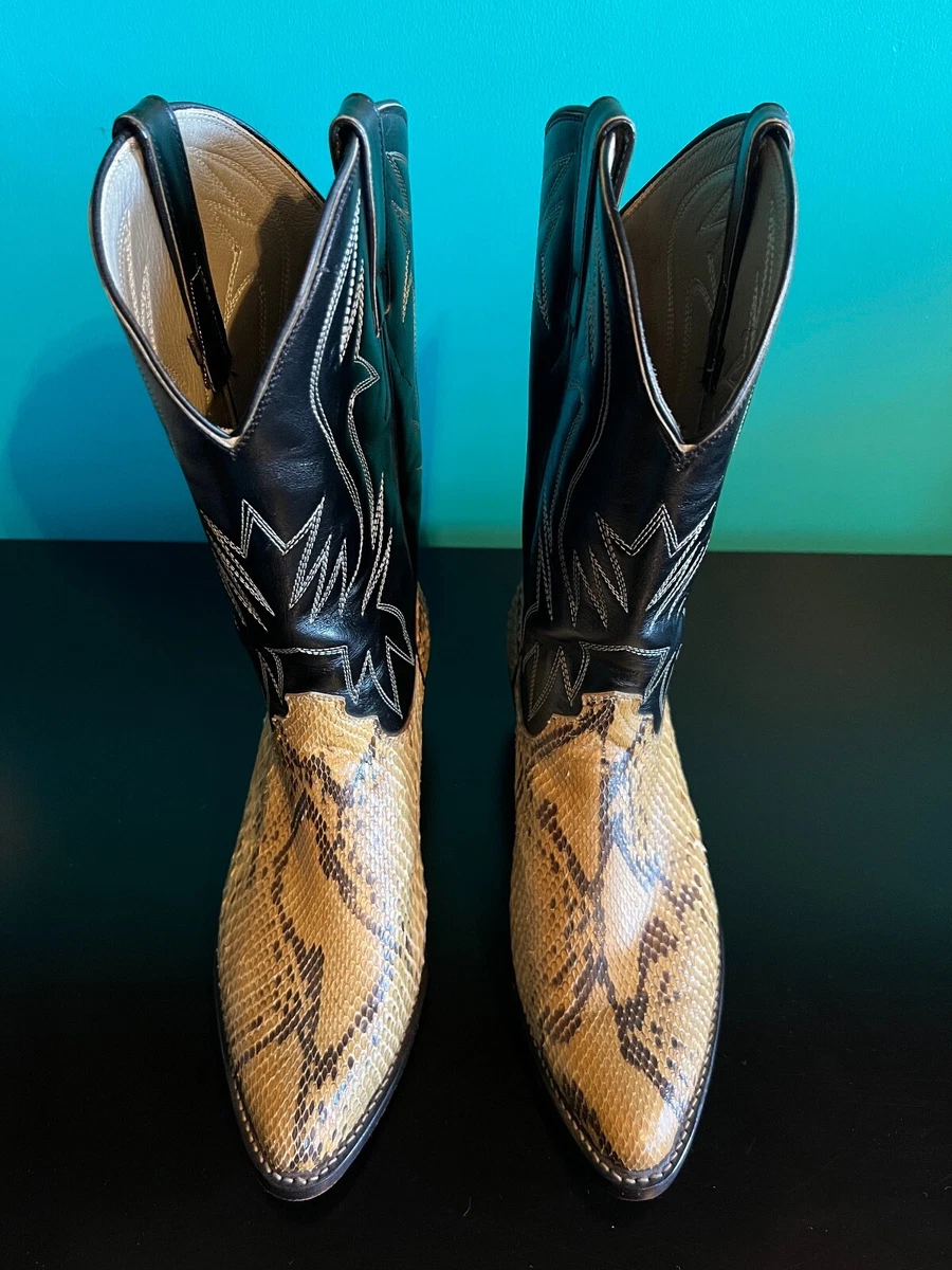 Custom Made Rattlesnake Skin Boots