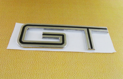 FORD Falcon GT EMBLEM Metal BADGE BLACK & CHROME AU BA BF FG FGX FPV ...