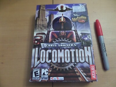 Chris Sawyer's Locomotion (PC, 2004) GAME (BRAND NEW SEALED) In Small ...