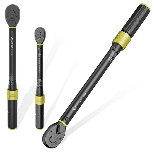 3sets Click Torque Wrench Small Bike Adjustable Dual-Direction 1/4" 3/8 ...