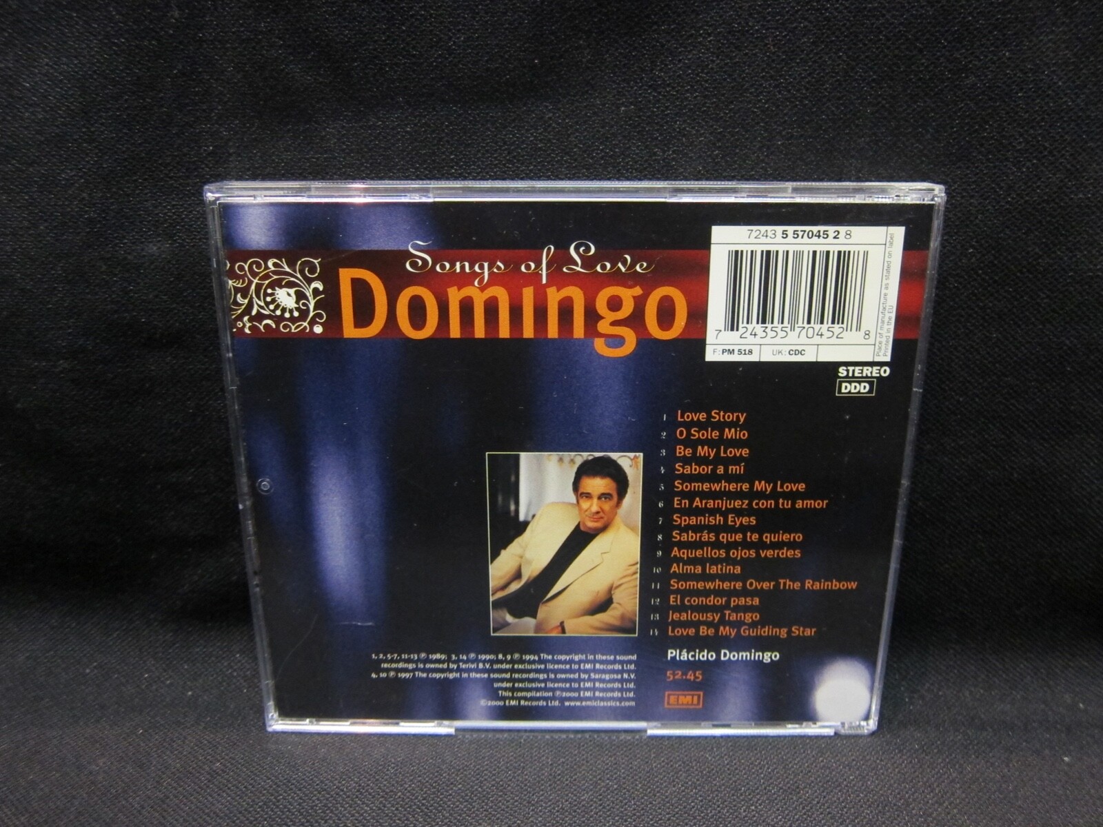 Songs of Love by Placido Domingo (CD, 2000) for sale online | eBay