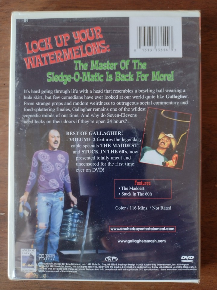 Gallagher - The Best of Gallagher Volume-2 BRAND NEW SEALED DVD ...