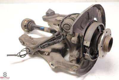 Right Rear Suspension Side Axle Upper Lower Control Arm Spindle OEM BMW ...
