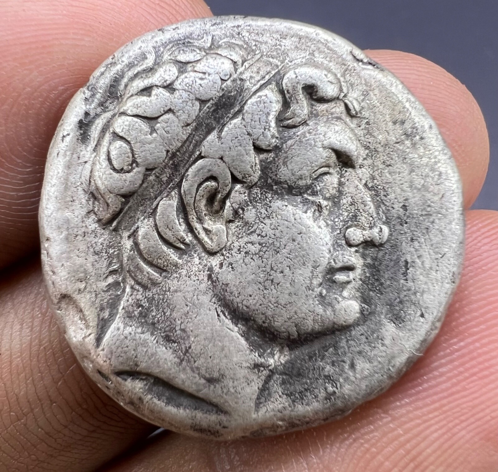 Ancient Bactrian Silver Coin,(200.B,C)16.3 Gram, Central Asia 16 | eBay