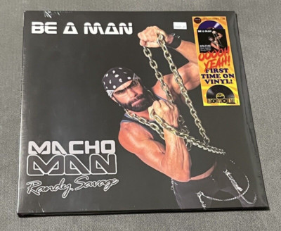 MACHO MAN RANDY SAVAGE BE A MAN PURPLE VINYL MUSIC LP RSD EXCLUSIVE LE ...