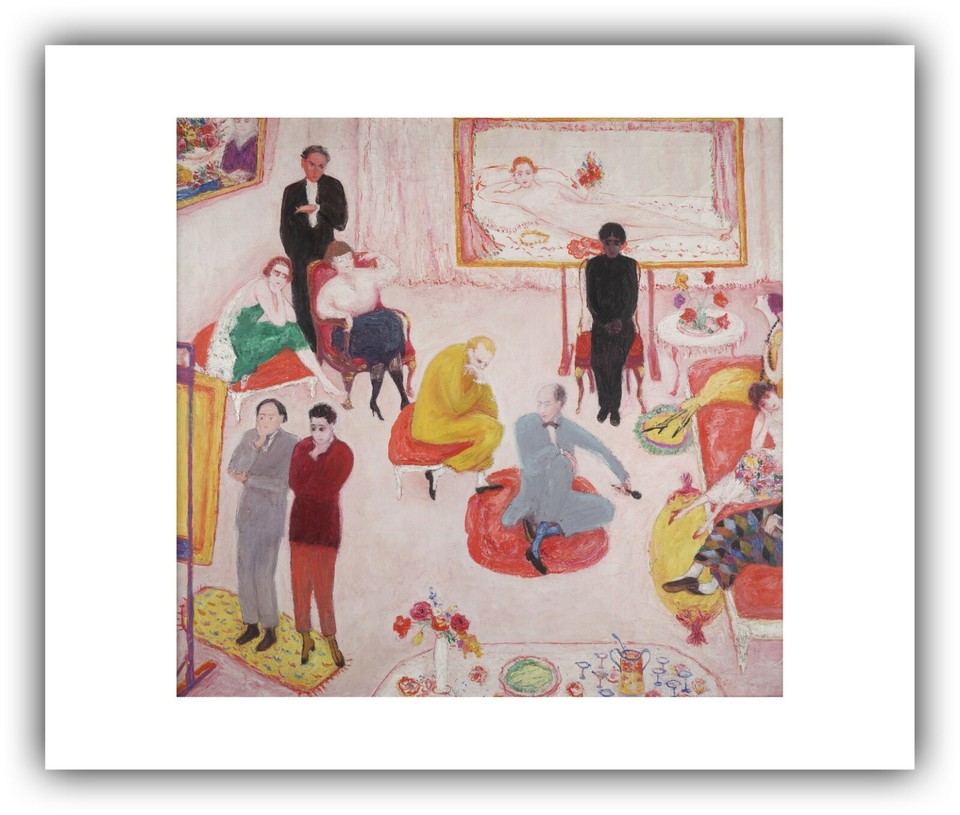 Florine Stettheimer: "Studio Party, or Soiree" (1917-19) - Giclee Fine ...