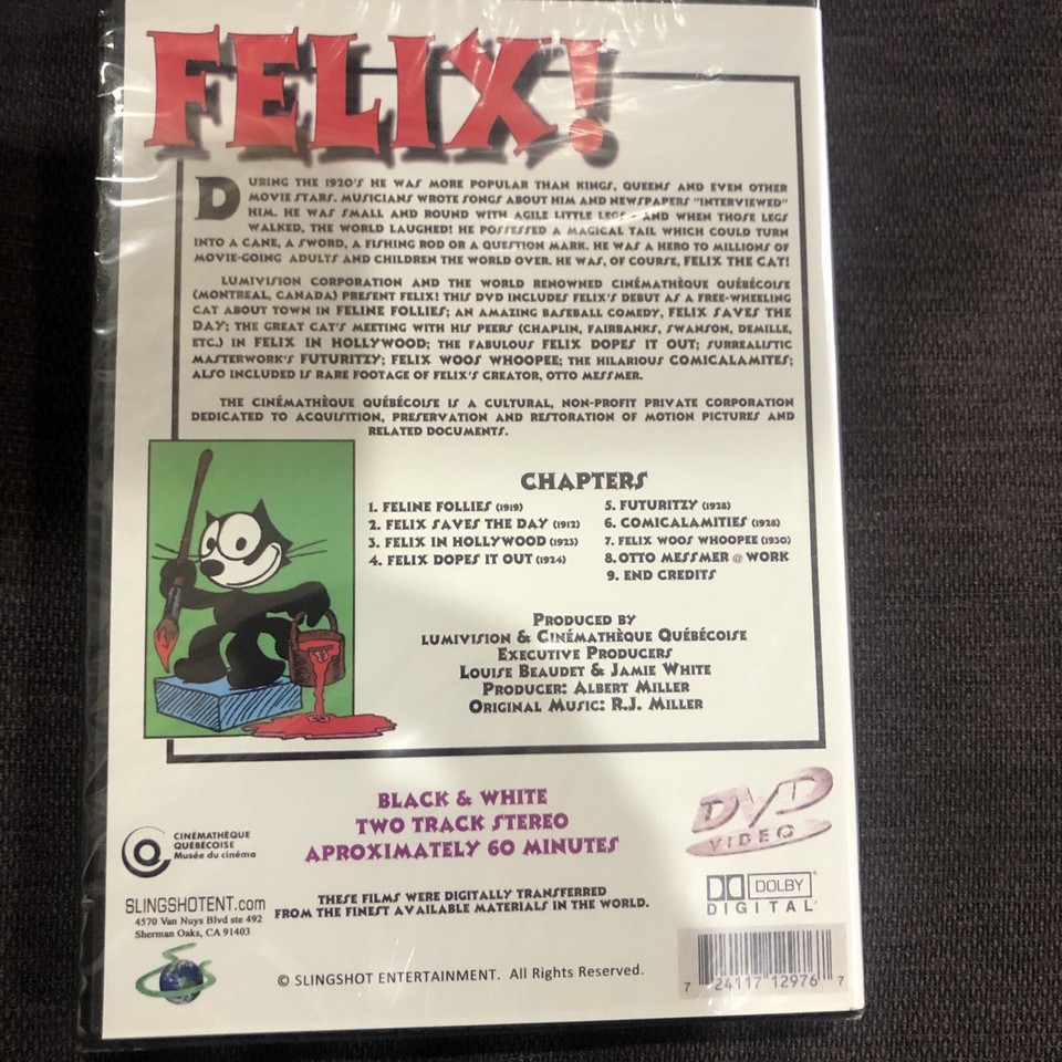 Felix the Cat - Felix (DVD, 1997) 724117129767| eBay