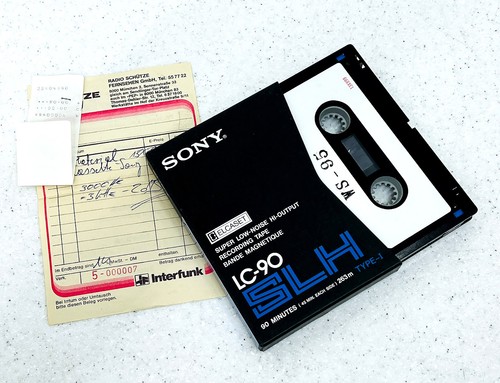 SONY WS-95 Elcaset TEST TAPE LC-90 SLH Cassette NOS/Unbenutzt!! Very ...