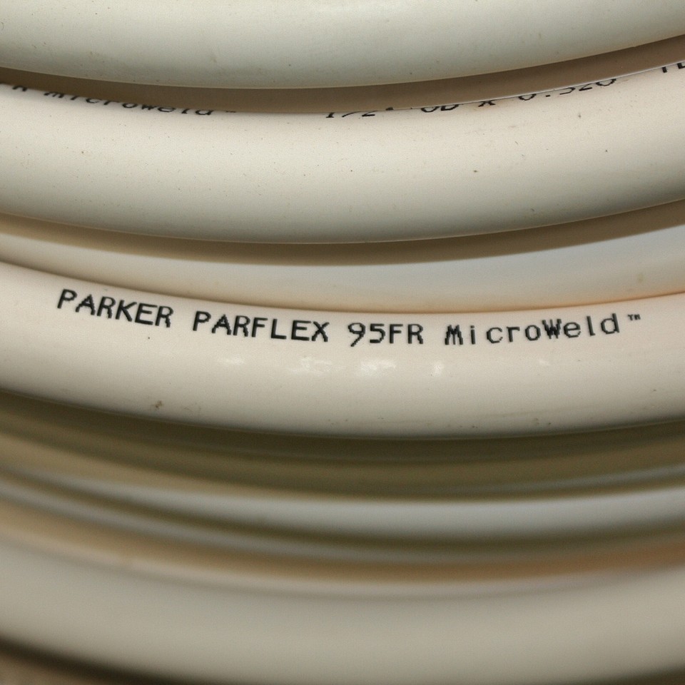 Parker Parflex MicroWeld Tubing 95FR, 5/16" x 1/2" x 250ft, Air Line ...