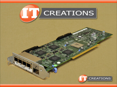 DELL NETWORK CARD QUAD PORT PCI-E 10 / 100 / 1000 FOR DELL POWEREDGE ...