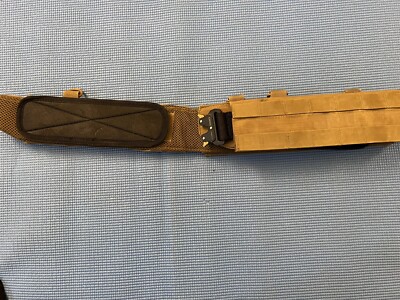 Tactical Molle Battle Belt Rig w/ Rings, No-slip Padding, & Black ...