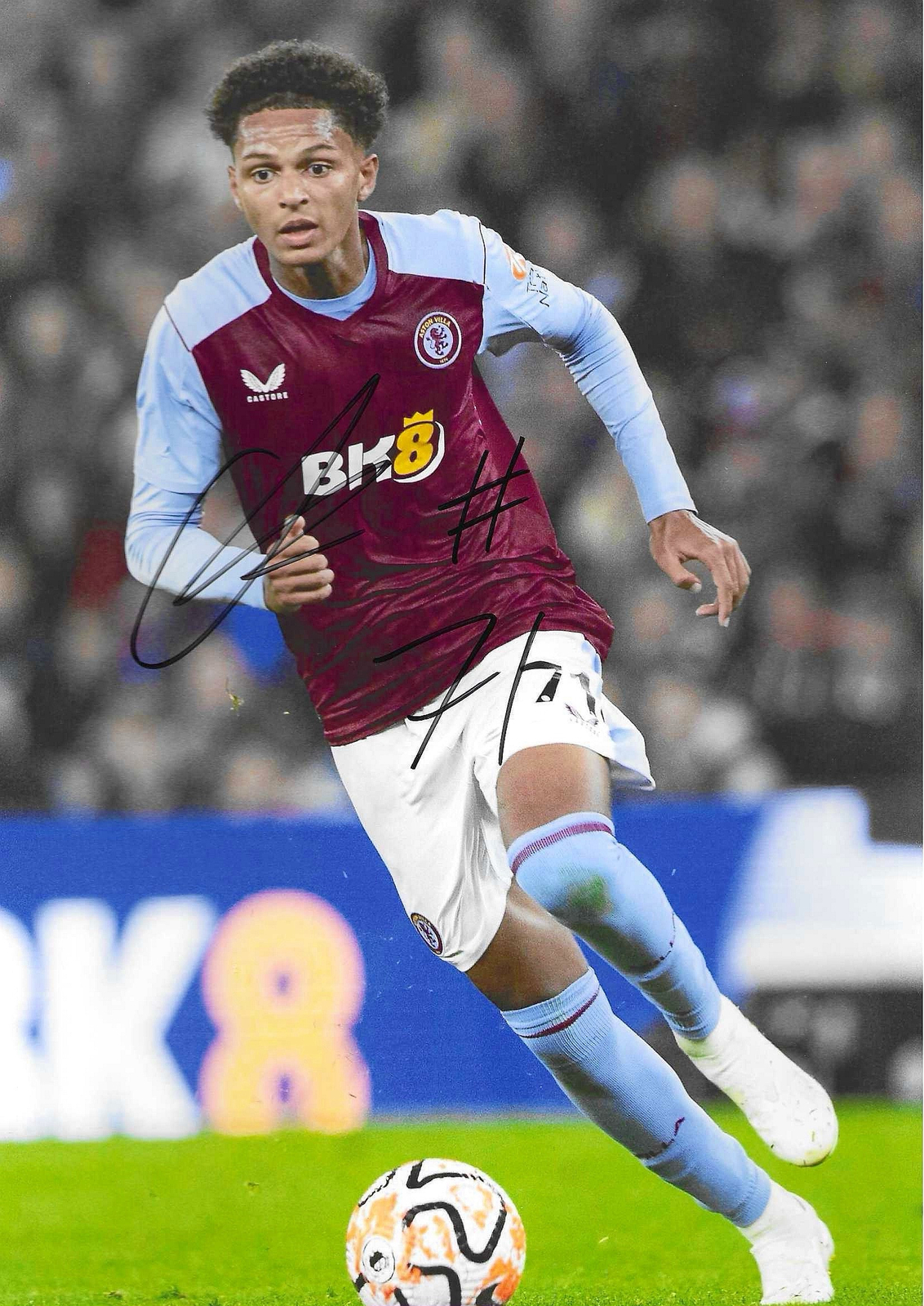 Omari Kellyman - Aston Villa & England U19 - Signed A4 Photo d | eBay UK