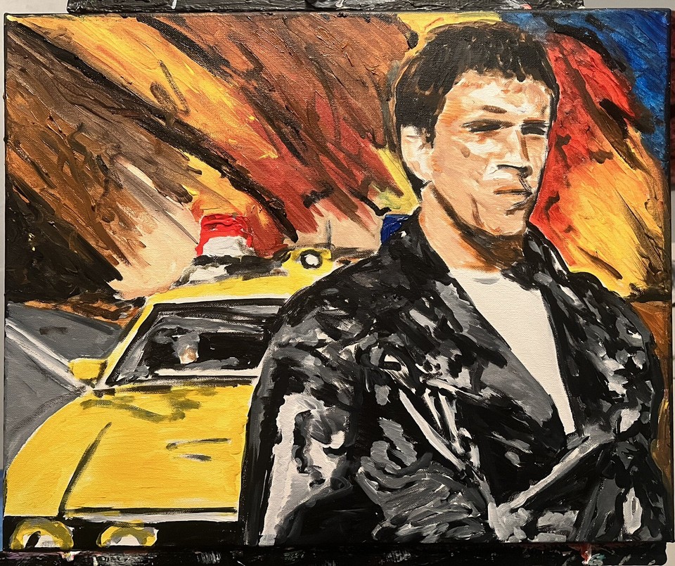 “Mad Max 1979”, Art, Painting Stretched Canvas #michaelscottwoodcock 16 ...
