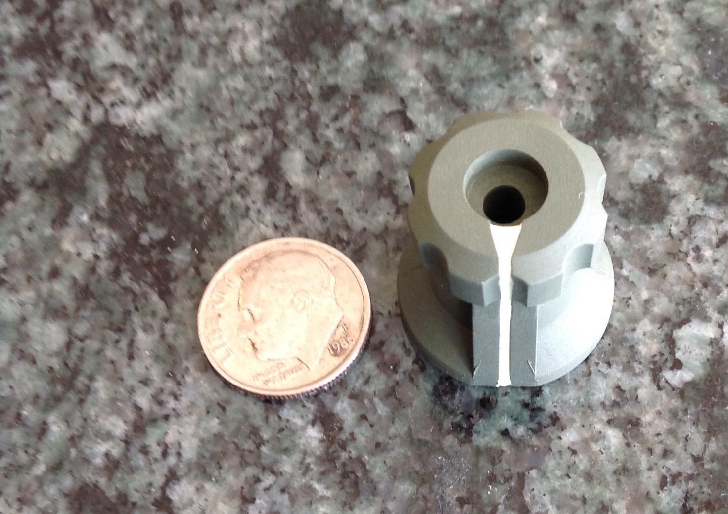 Military sincgars receiver transmitter radio green plastic knob RT ...